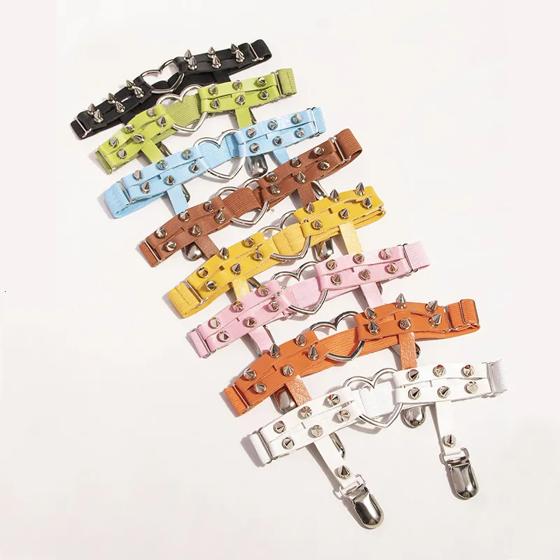 Suspender Leather Garter Belt Punk Accessories Women's Sock Garters ...