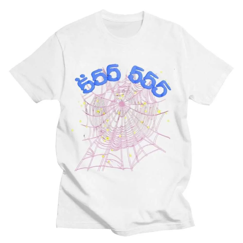 Summer Luxury T Shirts Y2K Sp5der 555555 Angel Number Print T Shirt Men ...