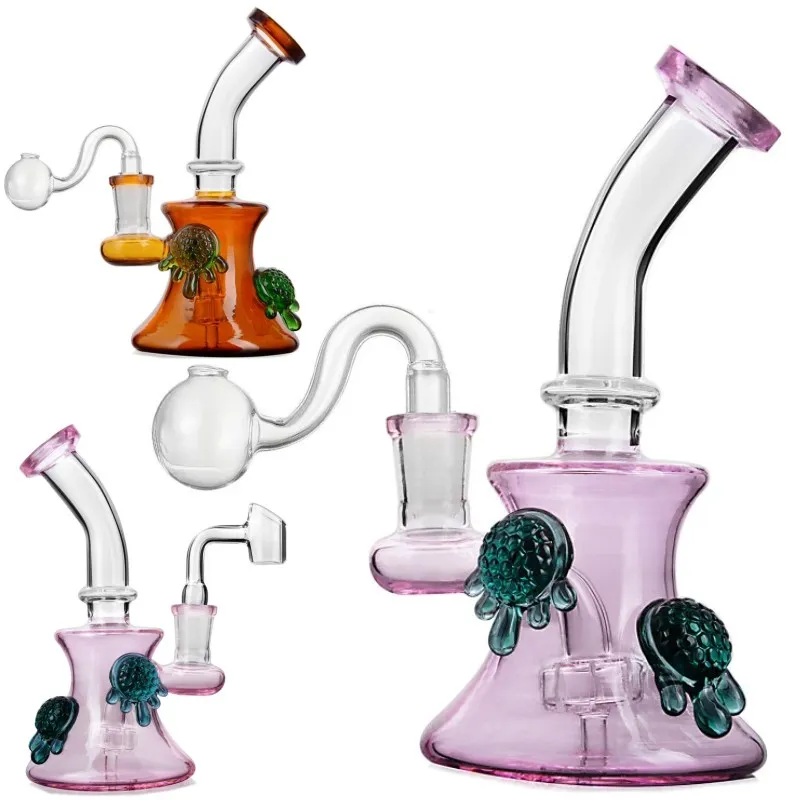 Bulk Order 7 Tortoise Design Mini Rig Bong With Bowl Three Colors ...