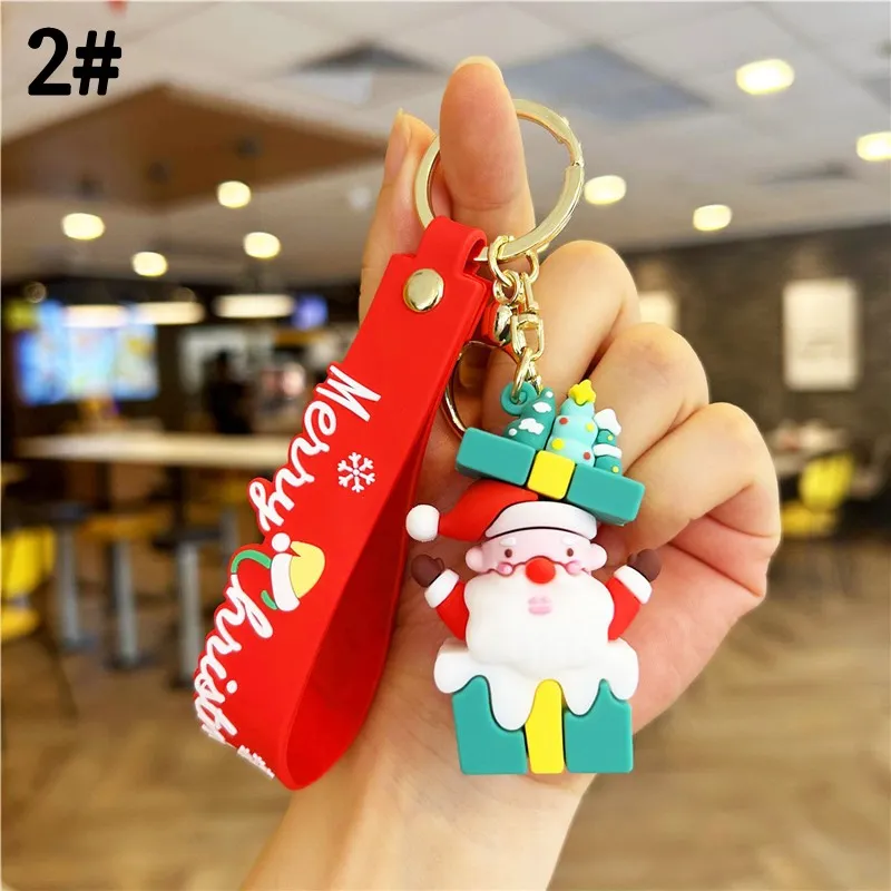 DHgate.com:For Mobile phone strap pendant New Santa Claus keychain car ...