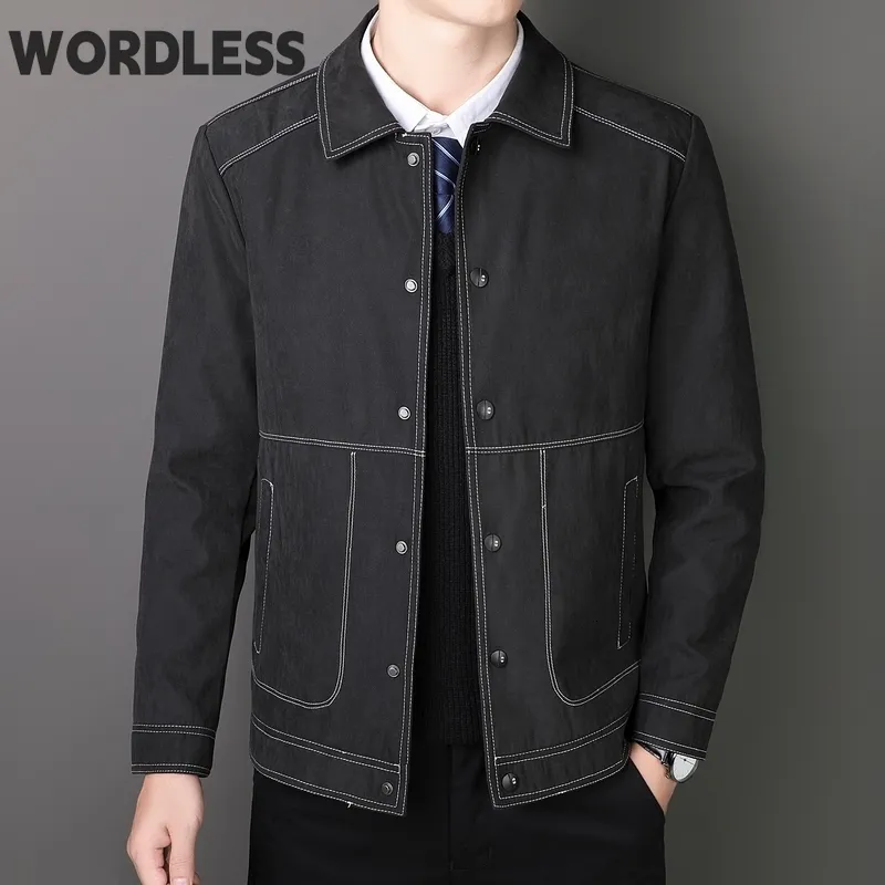 DHgate.com:Men's Spring Jacket: Lightweight Business Casual Coat - Slim ...