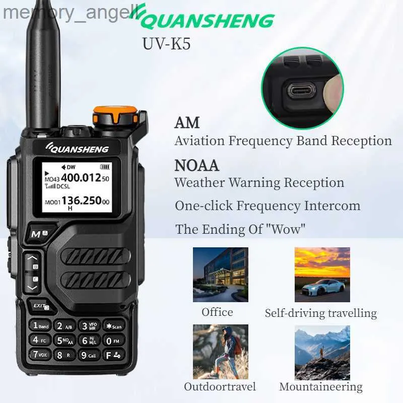 DHgate.com:Quansheng UV-K5 Two-Way Radio: Portable AM/FM Transceiver ...