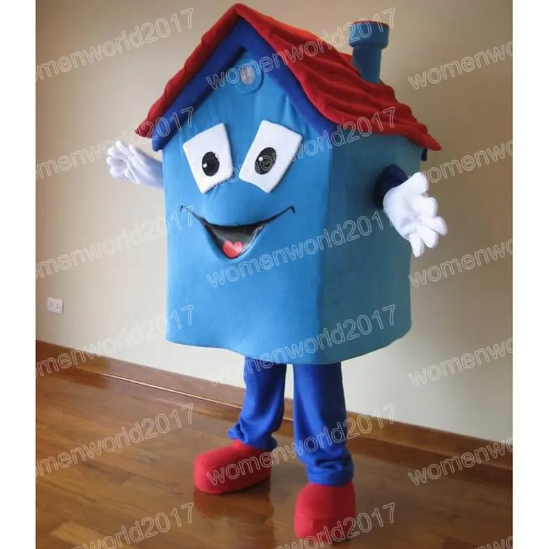 Halloween Blaues Haus Maskottchen Kostüm Erwachsene... Von 155,56 ...