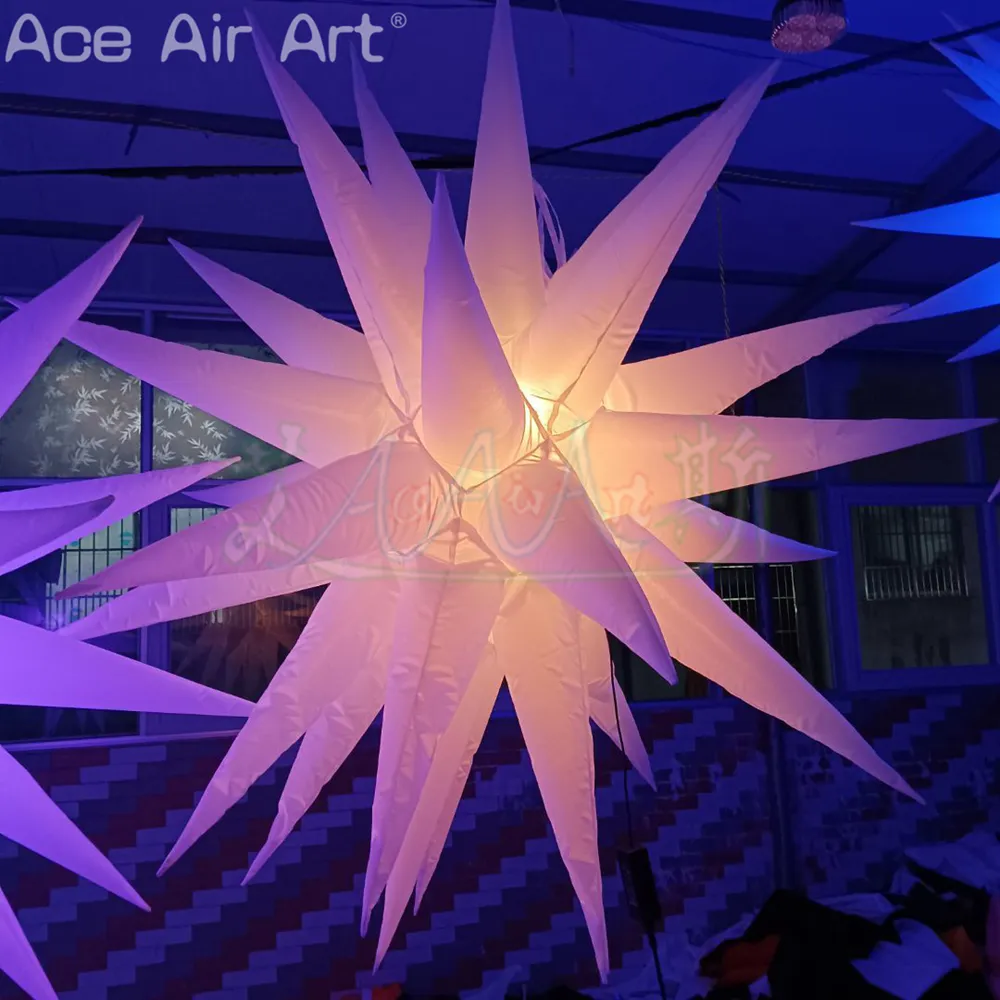 LED Balloons: Inflatable RGB Spiked Ball With Lights For Parties ...