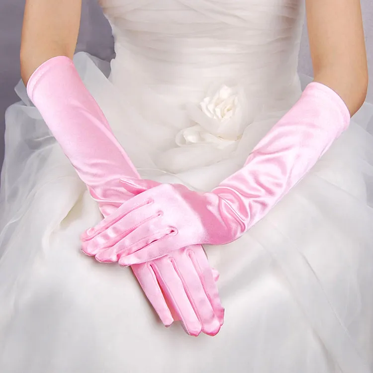 DHgate.com:Satin Bridal Gloves for Women, Sexy Wedding Dinner Gloves ...