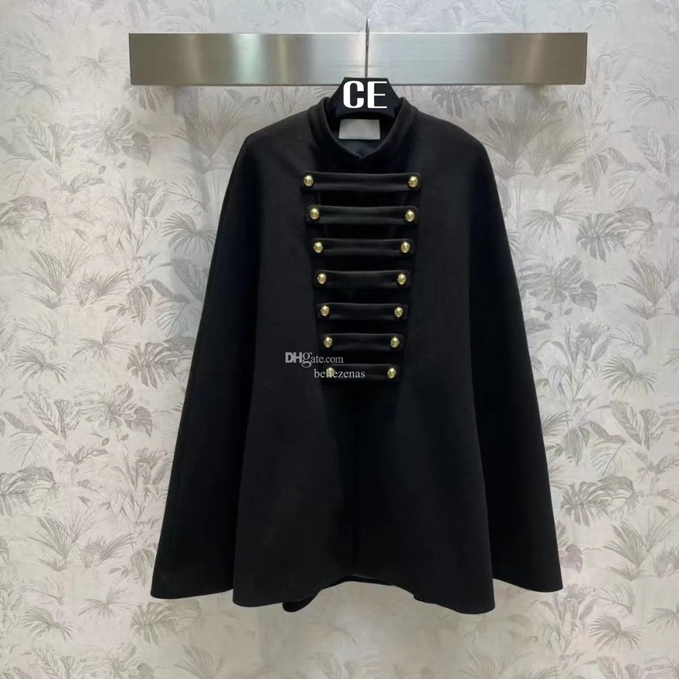 Military Style Cape Coat