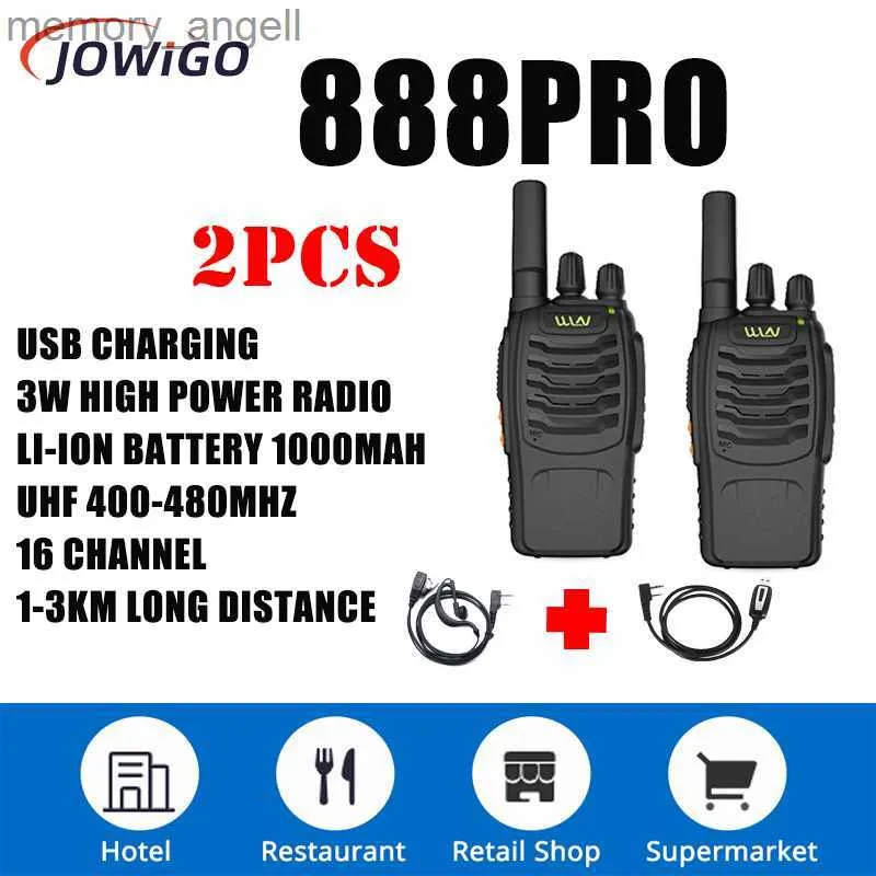 DHgate.com:2024KD-C888PRO Walkie Talkies, 2 Pack 3W High Power UHF Two ...