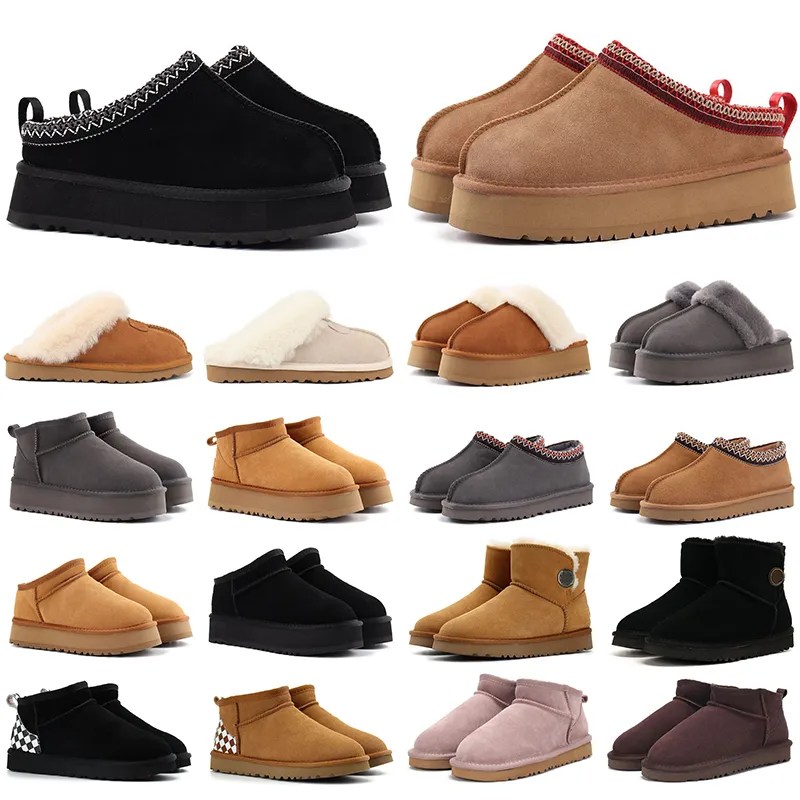 Australia Tasman Tazz Designer Fur Fluffy Slippers Slides Shoes For ...