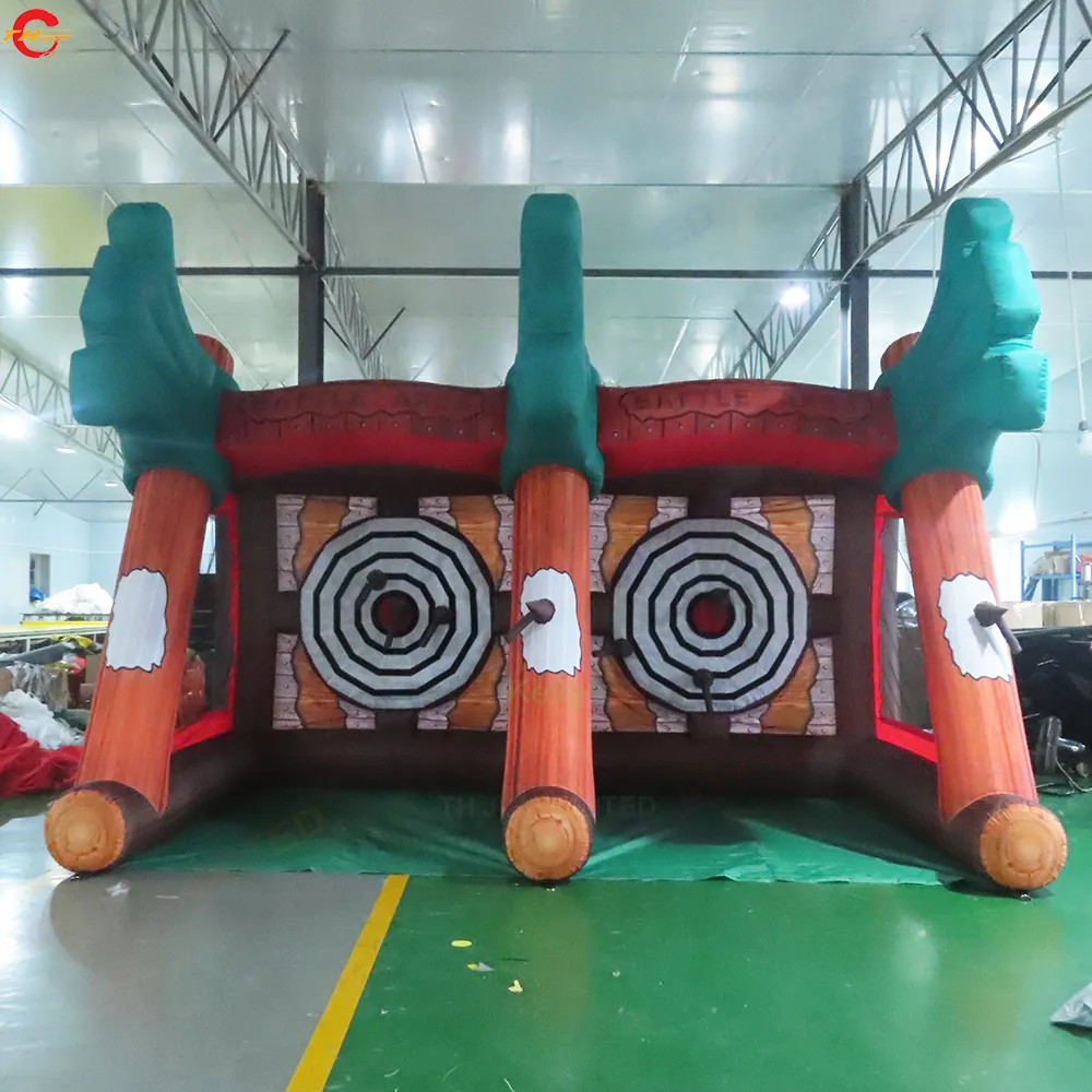 Inflatable Axe Throwing Game - 16.5x10x10ft Portable Carnival Game ...