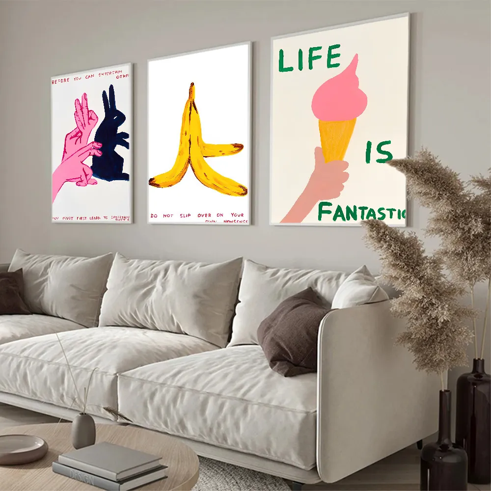 DHgate.com:HD David Shrigley Classic Posters Decors Retro Quality ...