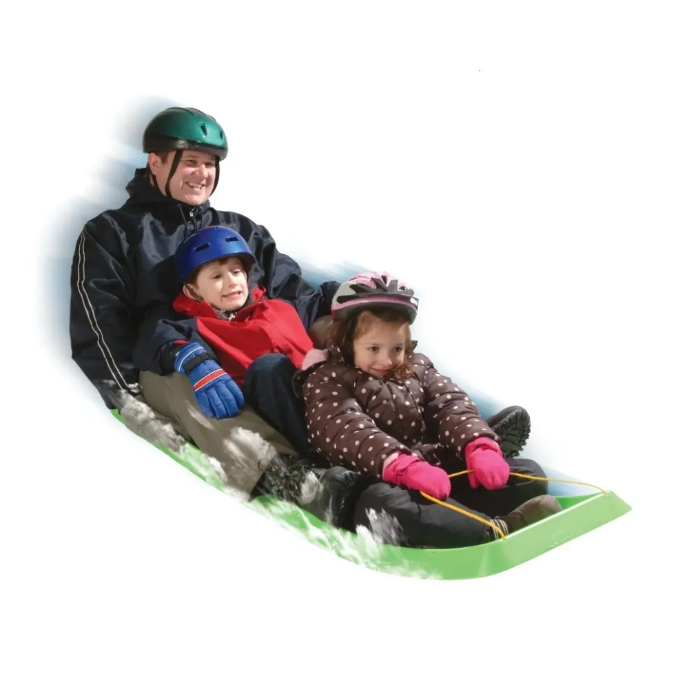 DHgate.com:66Inch Family Snow Sled with Folded Edge for Easy Carrying ...