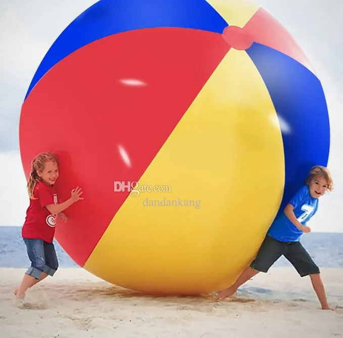 Beach Ball Inflatable Large PVC Play Ball For Outdoor Water Sports ...
