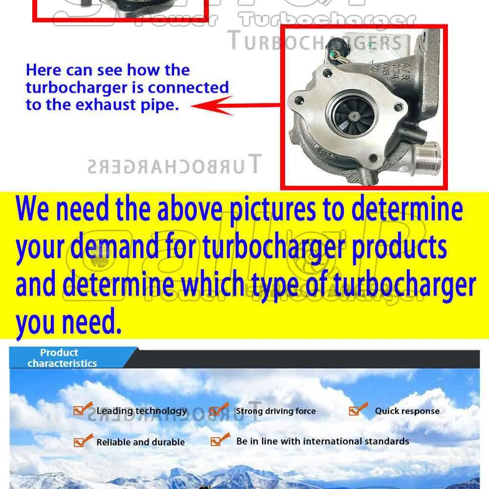 New GTB2056VZK Turbocharger for BMW Diesel N57TU N57N Engine 806094 ...