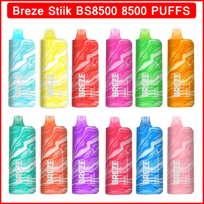 Original Puff Vape Pen 8500 Puffs Disposable E Cigarette 17ml Pod 2% 5% ...