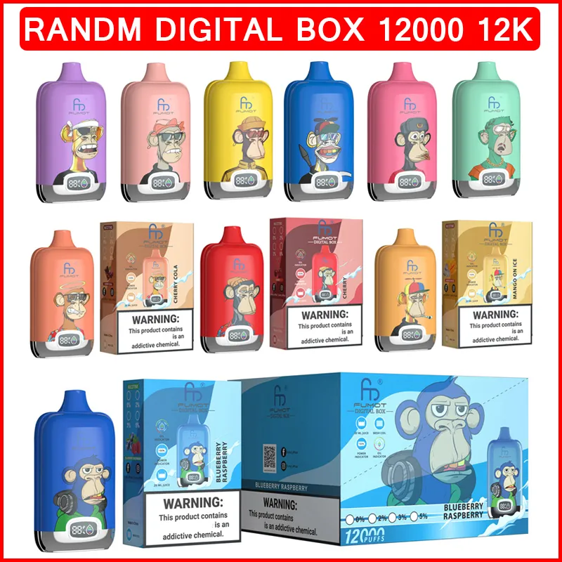 Original RandM Fumot Digital Box 12000 12K Puffs Vape 850mAh Type C ... Original RandM Fumot Digital Box 12000 12K Puffs Vape 850mAh Type C ...