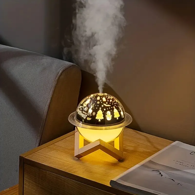 2024USB Cool Mist Humidifier Moon Light for Christmas, Humidifiers for ...