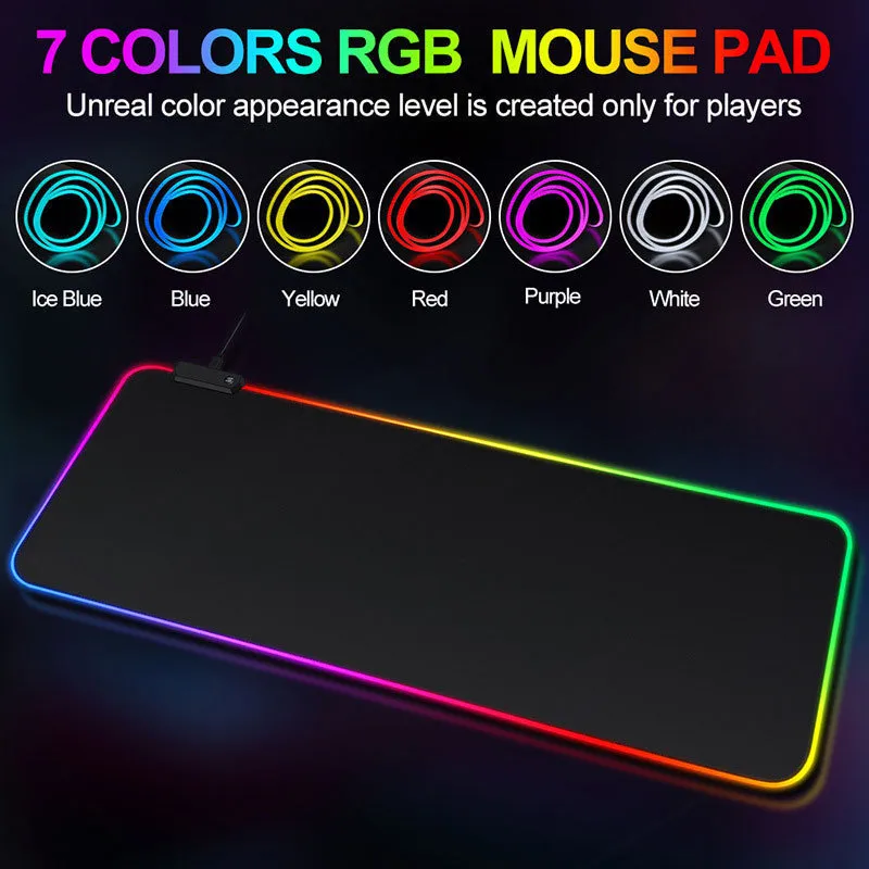 RGB Gaming Mouse Pads Large Non Slip Rubber Mat... From Guan04, $6.81 ...