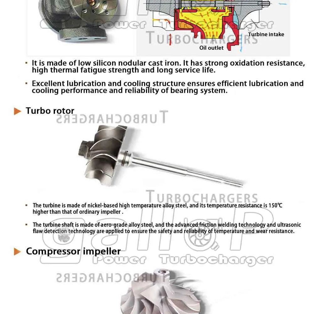 DHgate.com:HE551W HE500WG Turbocharger for MD13 Engine 3781268 2836916 ...