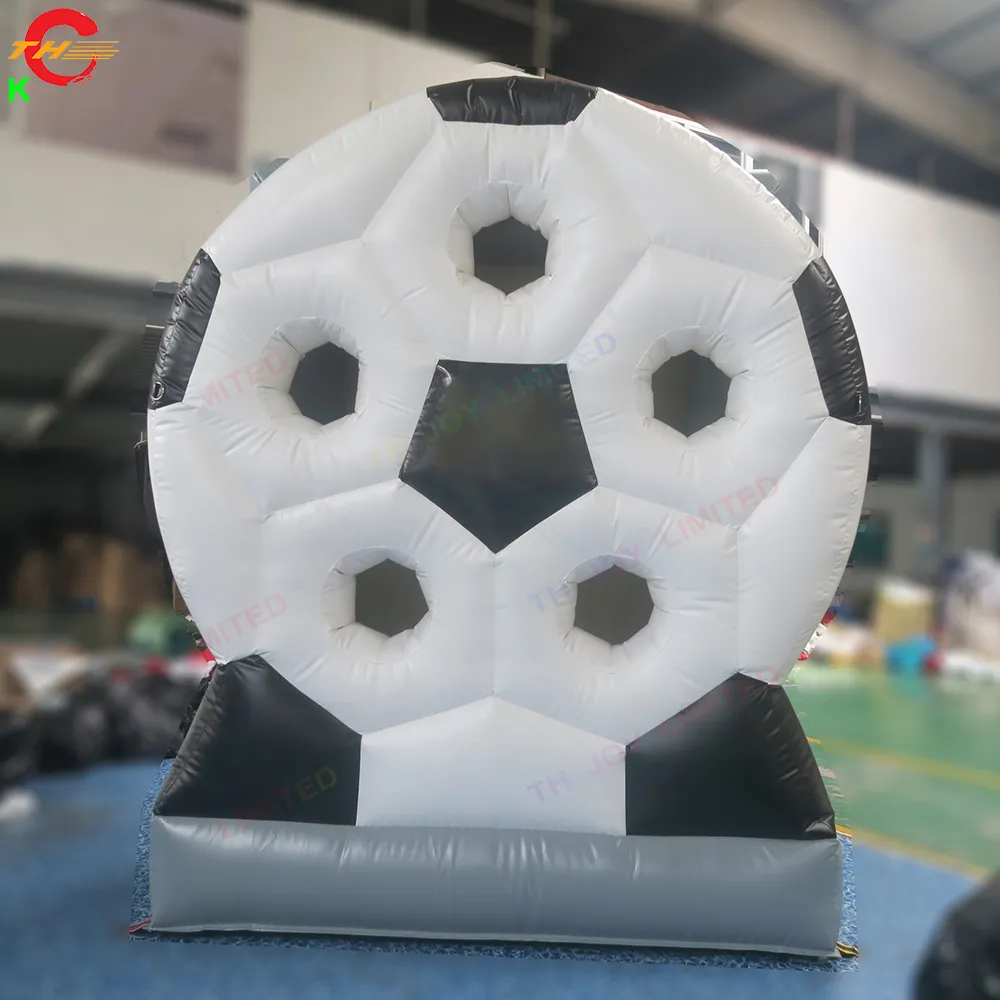 DHgate.com:5mH/16.5ft Giant Inflatable Interactive Football Shooting ...