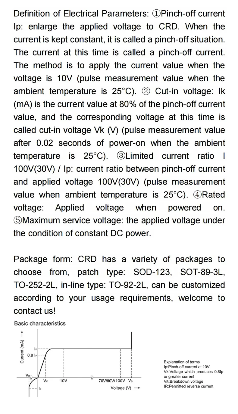 L-2227 25.0mA SOD-123 Current Regulator Diode CRD, Constant Current ...