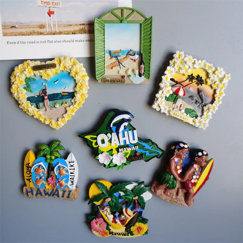 DHgate.com:Hawaii Maui Oahu Saipan Tourist Souvenir Magnetic Fridge ...