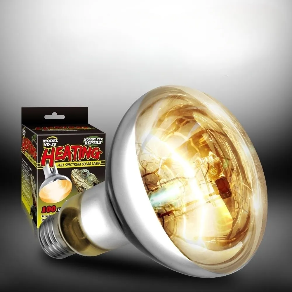 UVA UVB Reptile Basking Lamp: Full Spectrum Sun Heat Light For Lizards ...