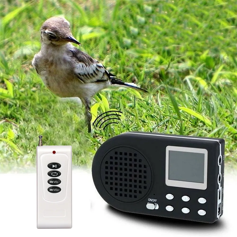 Remote Control Bird Caller - Outdoor MP3 Player Farm Sound Decoy ...