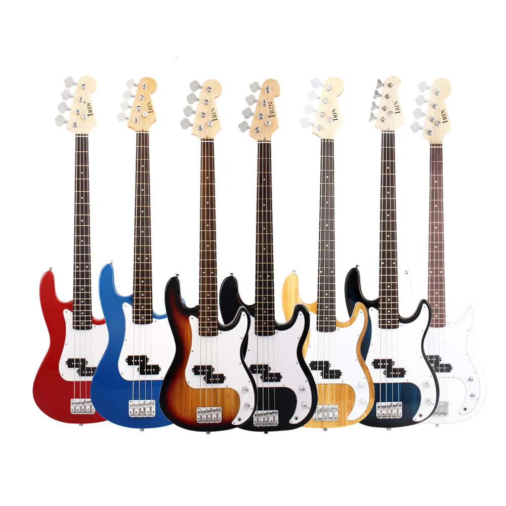 IRIN 4-String Electric Bass Guitar - Black - Beginner to Pro, Rock ...