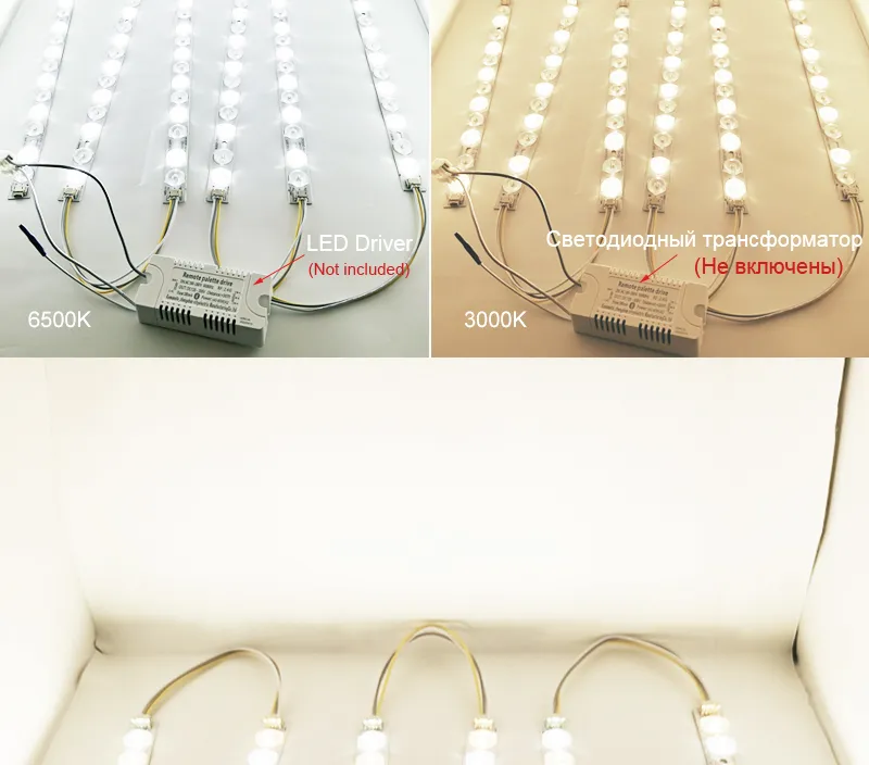 Rigid LED Strip Guide: Dual Color 9W for Lamp Repair