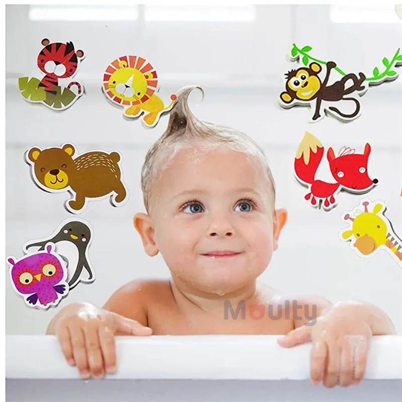DHgate.com:Educational Animal Foam Bath Toys with Storage Bag, Bathtub ...