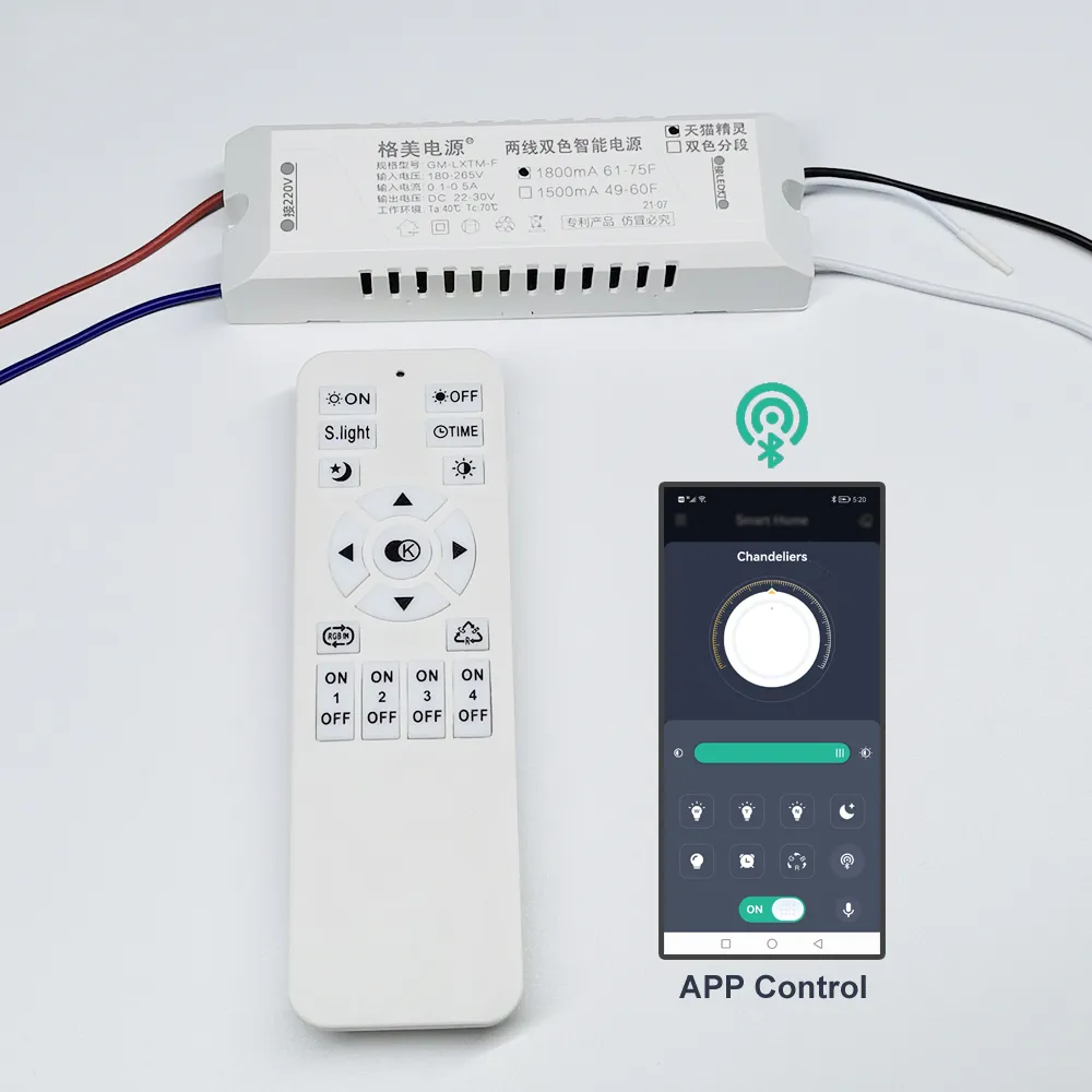 Smart LED Power Controller - APP Remote Dimming, Color Adjust, 22-30V ...