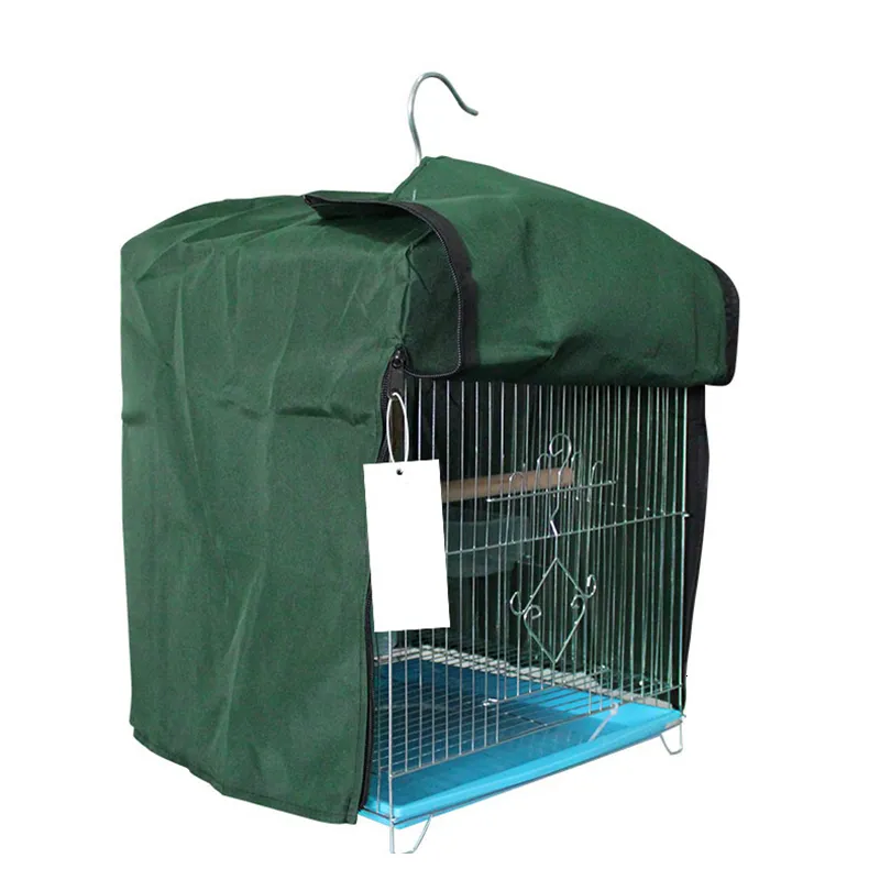 Square Bird Cage Cover - Blackout, Sunscreen, & Rainproof Parrot Cage ...