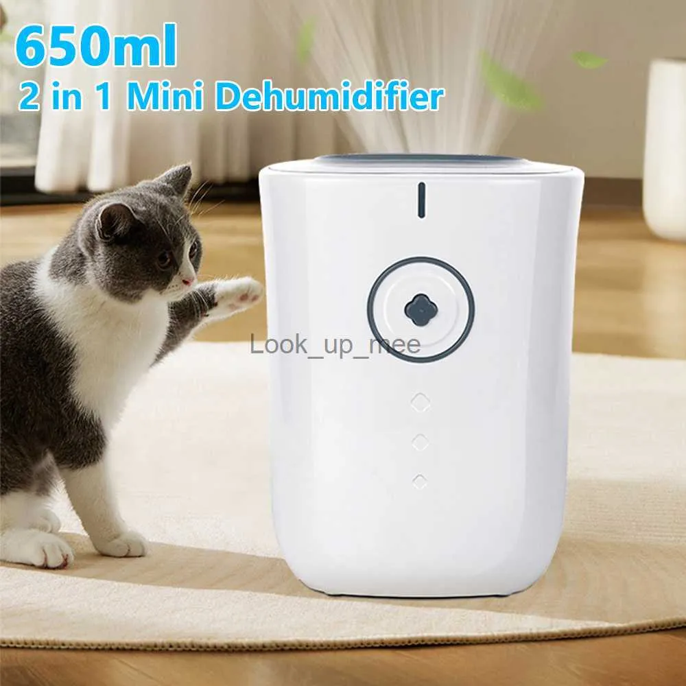 Compact & Efficient Dehumidifier - 650ML Capacity, Electric Moisture ...