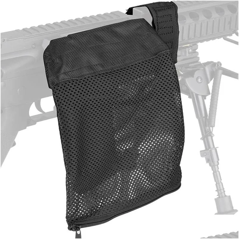 DHgate.com:Tactical Zippered Brass Shell Catcher Mesh Trap - Nylon ...