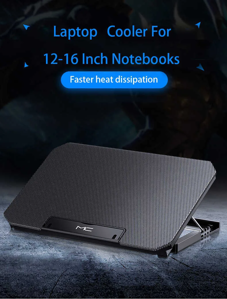 Laptop Cooling Pads Gaming Laptop Cooler Large Size For Inch Notebook ...