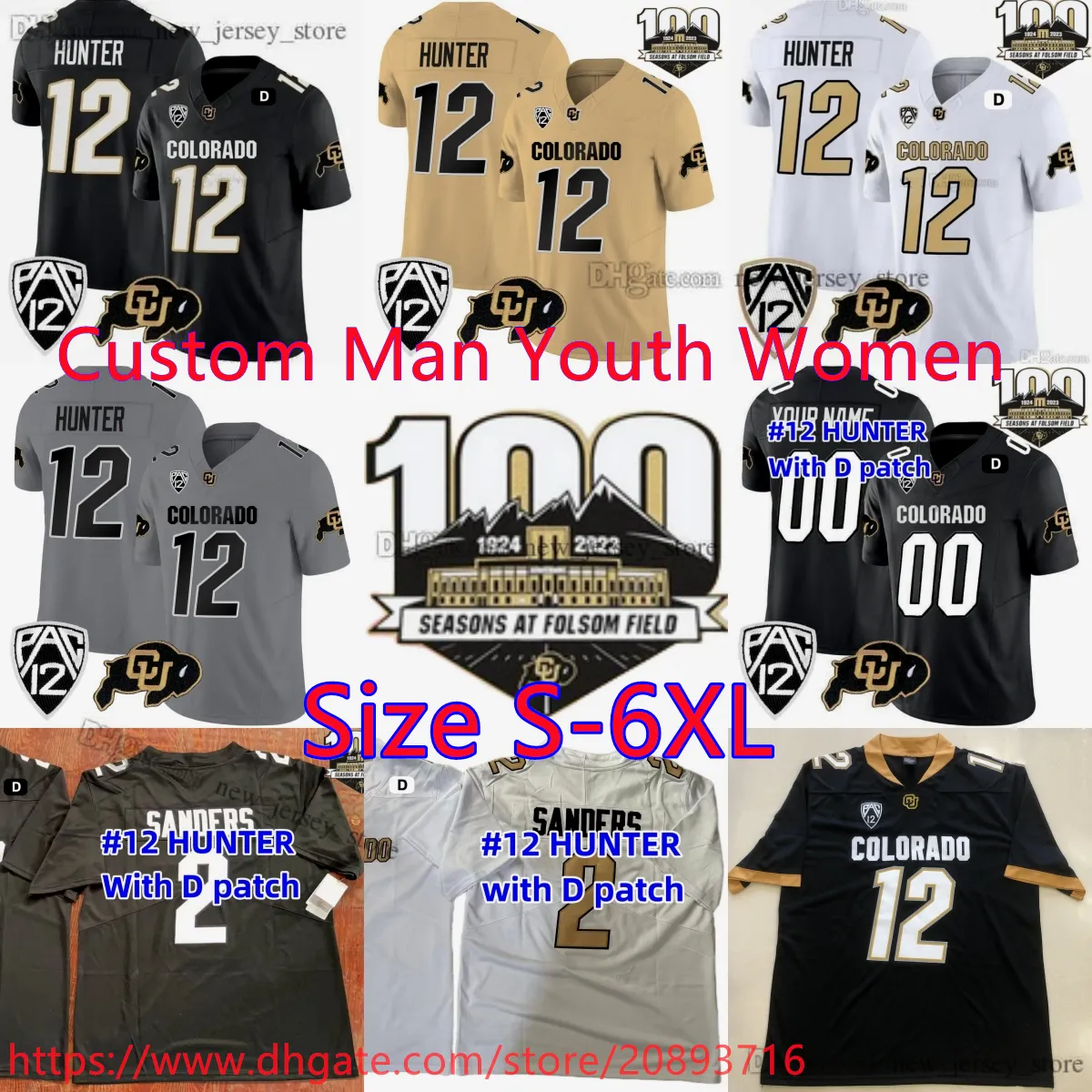 Custom Colorado Buffaloes Football Jersey Travis... From Fans_mall, $18 ...