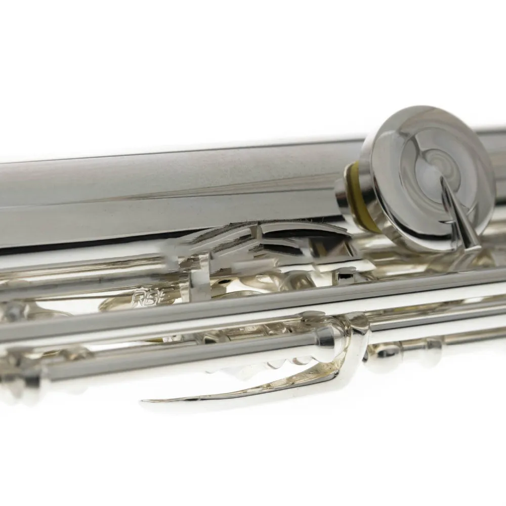 DHgate.com:High Quality Silver Plated 17 Key Open Hole Flute Instrument ...