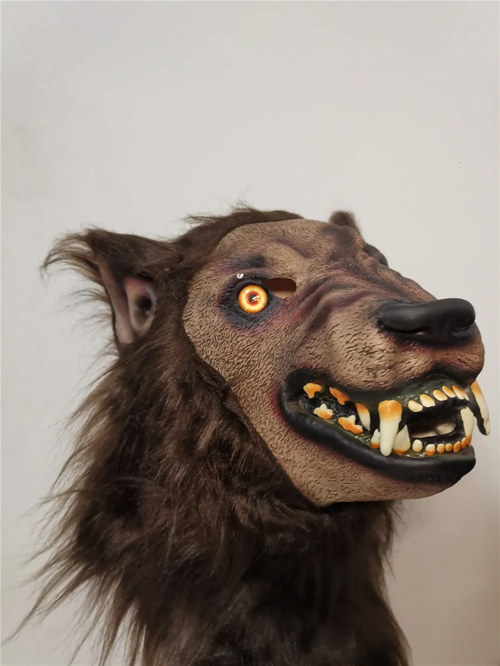 Realistic Werewolf Mask - Halloween Costume, Animal Head Mask, Cosplay ...