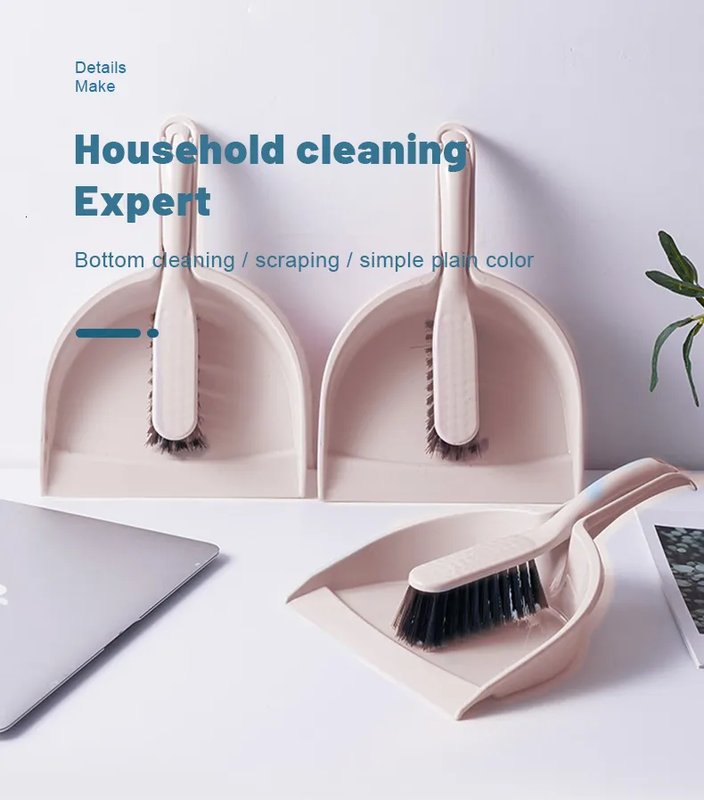 Hand Push Sweepers Mini Desktop Broom With Dustpan For Keyboard ...