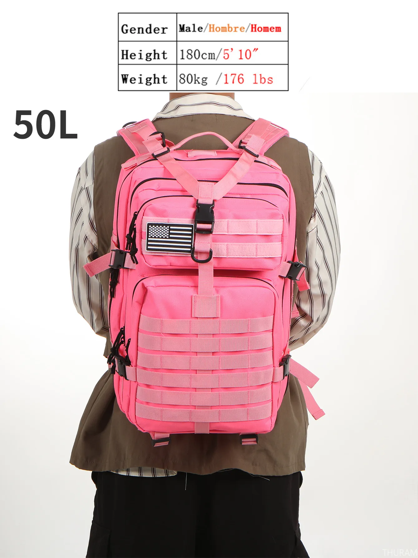 DHgate.com:Waterproof 25L/50L Backpacking Packs Outdoor Bags 1000D ...