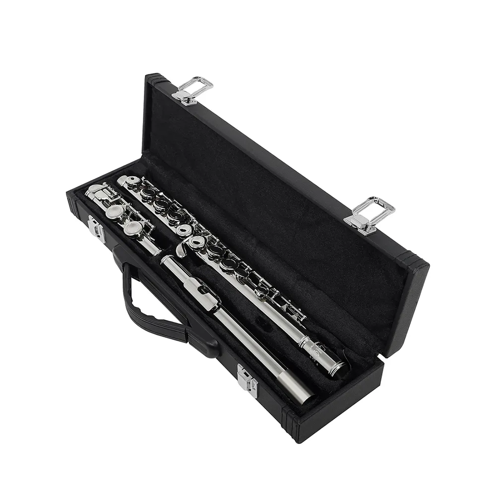 DHgate.com:16-Hole C-Closed-Hole Silver-Plated Cupronickel Flute ...