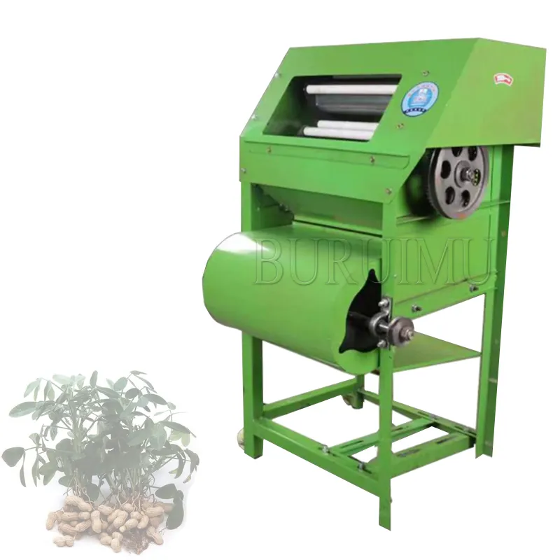 Threshing Machine: Automatic Groundnut Harvester Electric Peanut Picker ...