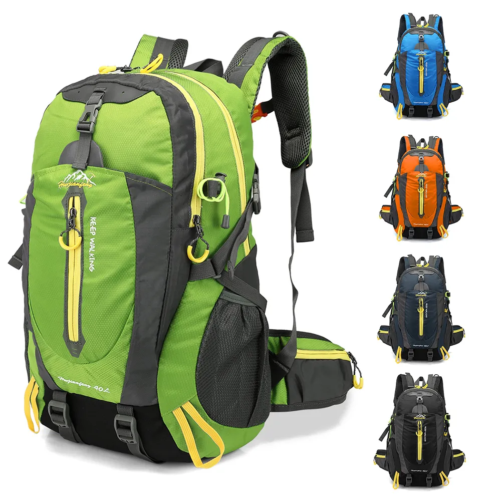 Backpacking Packs Outdoor Bags 40L Water Resistant Travel Backpack ...