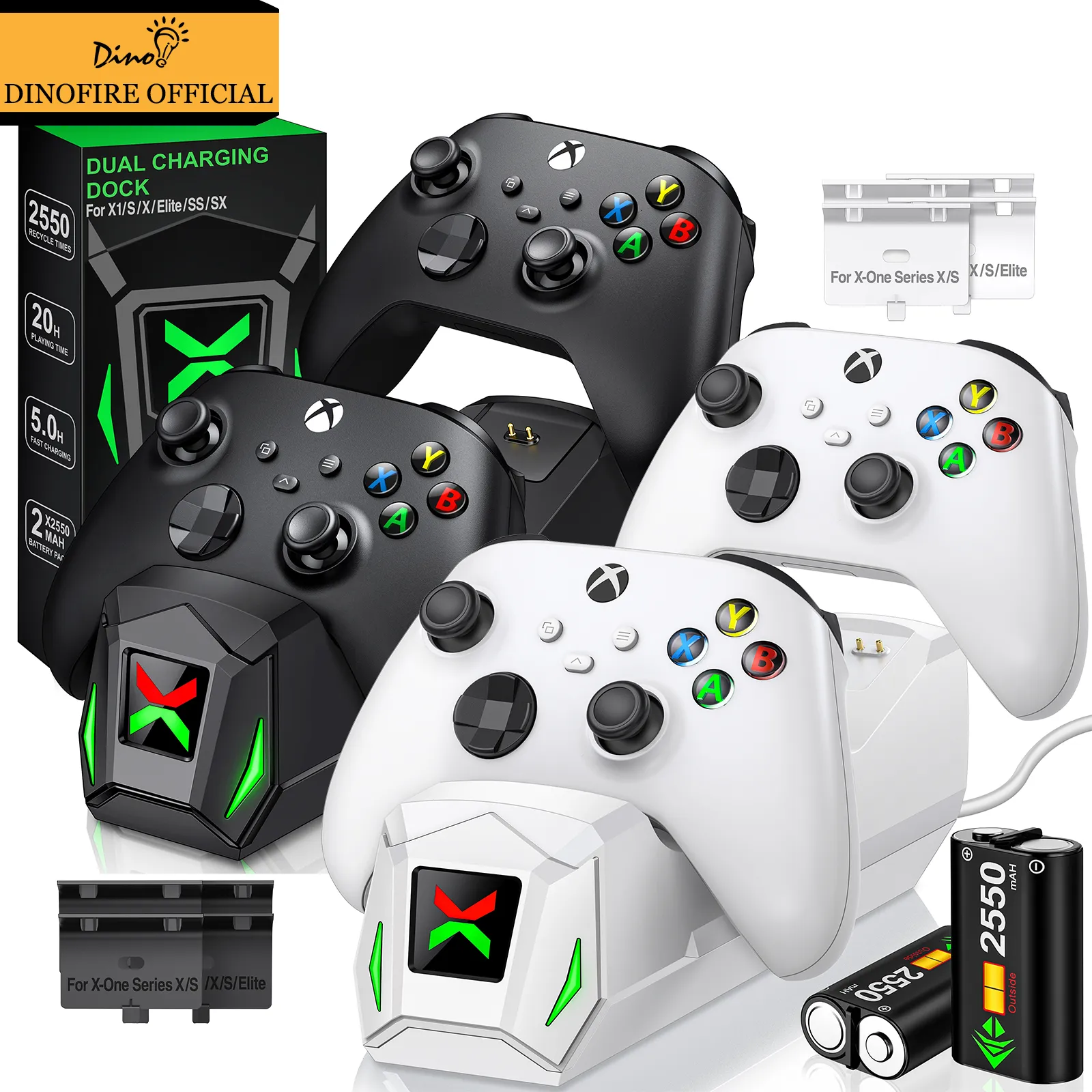 Xbox Controller Charger Dock - Fast Charging Station for Xbox Series X ...