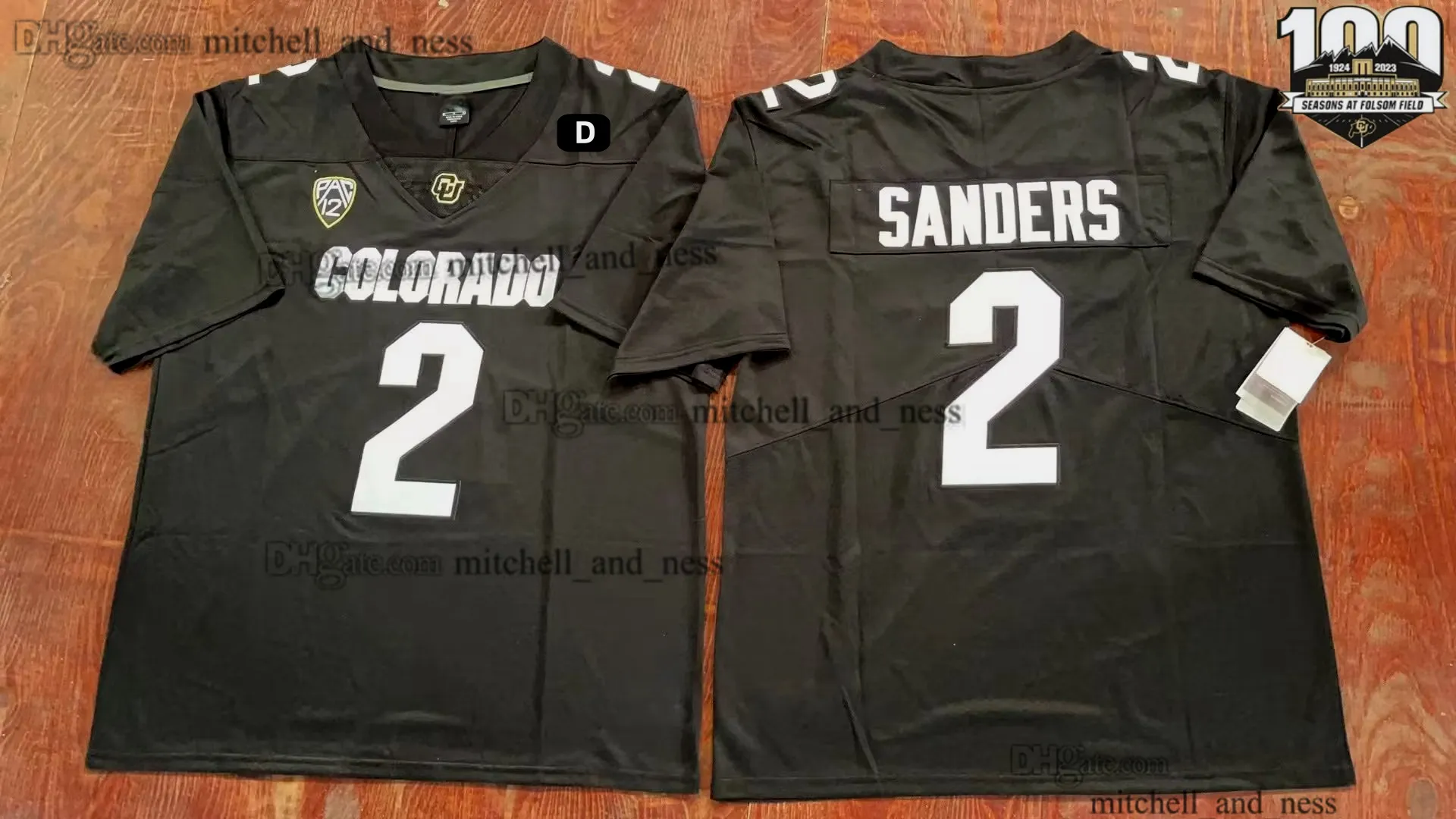 Custom NCAA Football New Legend Colorado Buffaloes 2 Shedeur Sanders ...