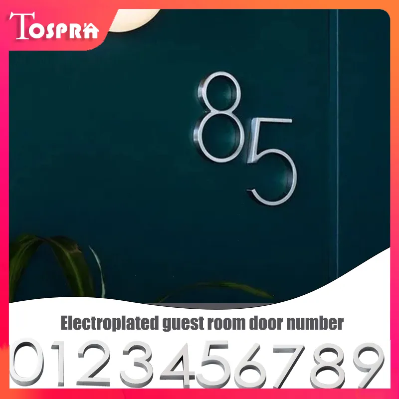 3D House Numbers Door Number Stickers | Weatherproof Home Address ...