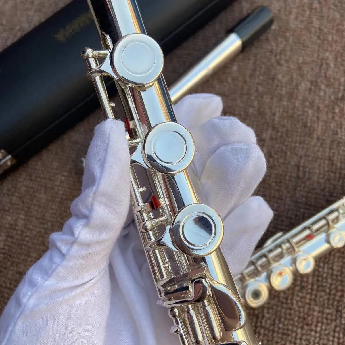 DHgate.com:Professional 17 Keys Open Hole C Key Flute Standard Nickel ...