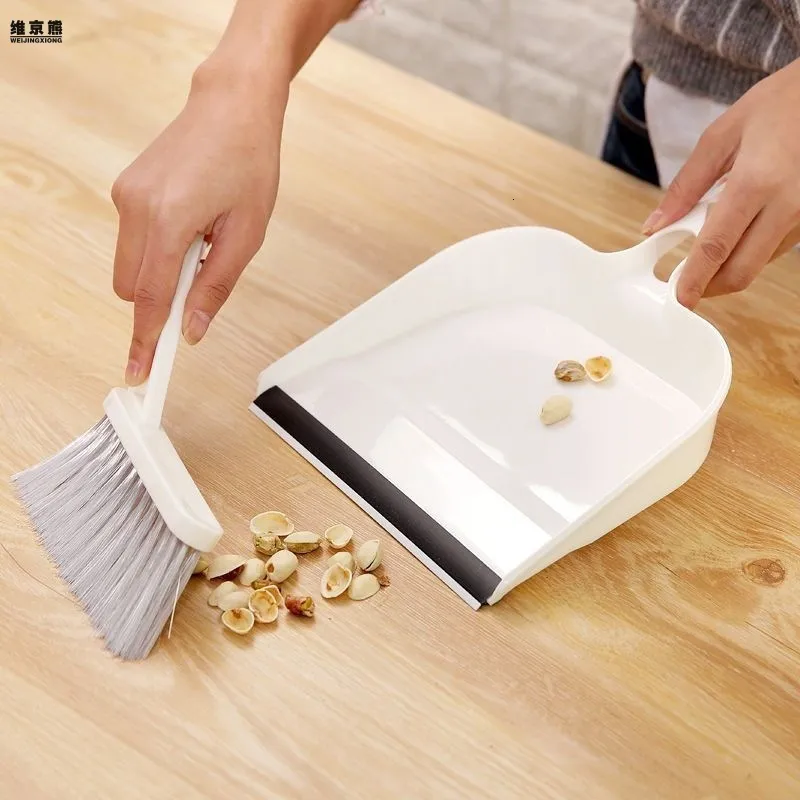 Desktop Mini Broom And Dustpan Set Handheld Sweeper Cleaning Brush For ...