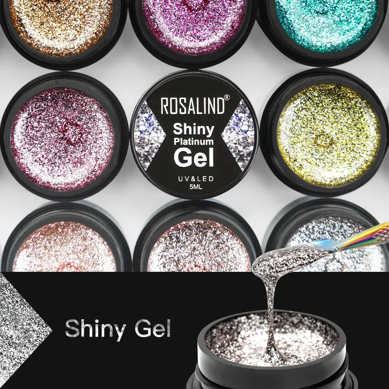 DHgate.com:ROSALIND Gel Nail Polish Set: Platinum Shine for Manicure ...