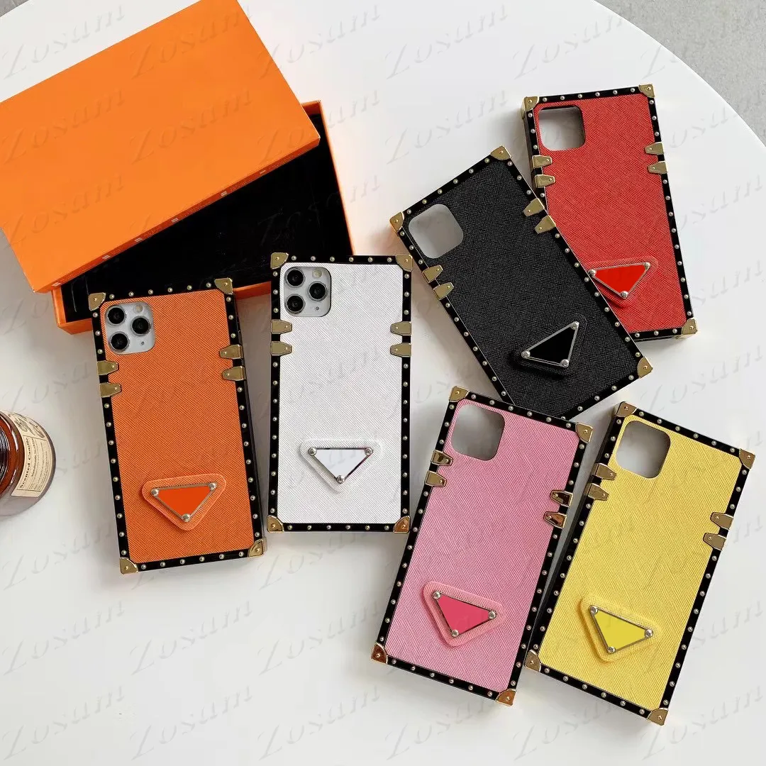 Fashion Triangle Designer Phone Cases For IPhone 15 14 13 13pro 12 Mini ...